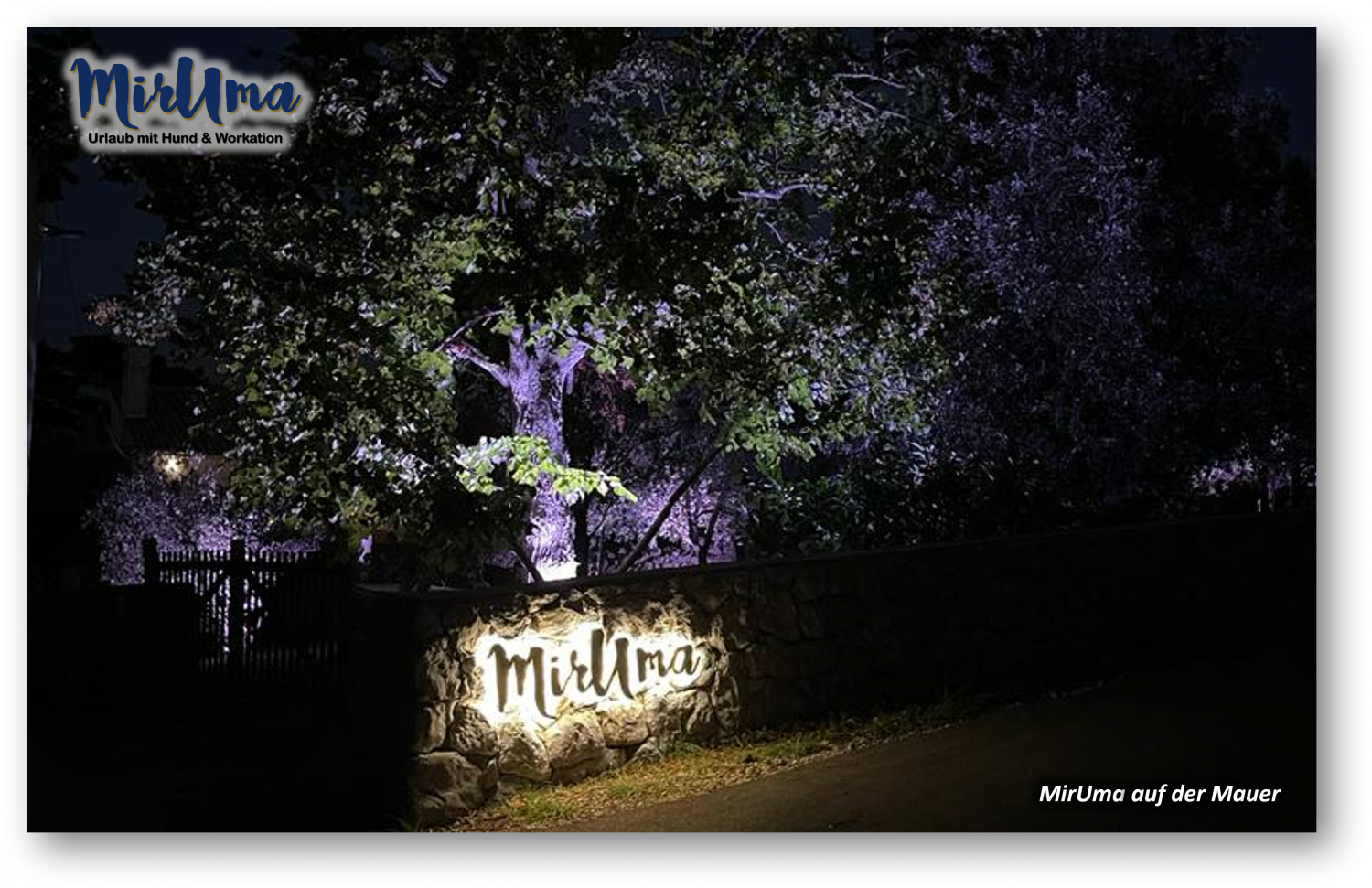 MirUma auf der Mauer – MirUma – Urlaub auf Krk