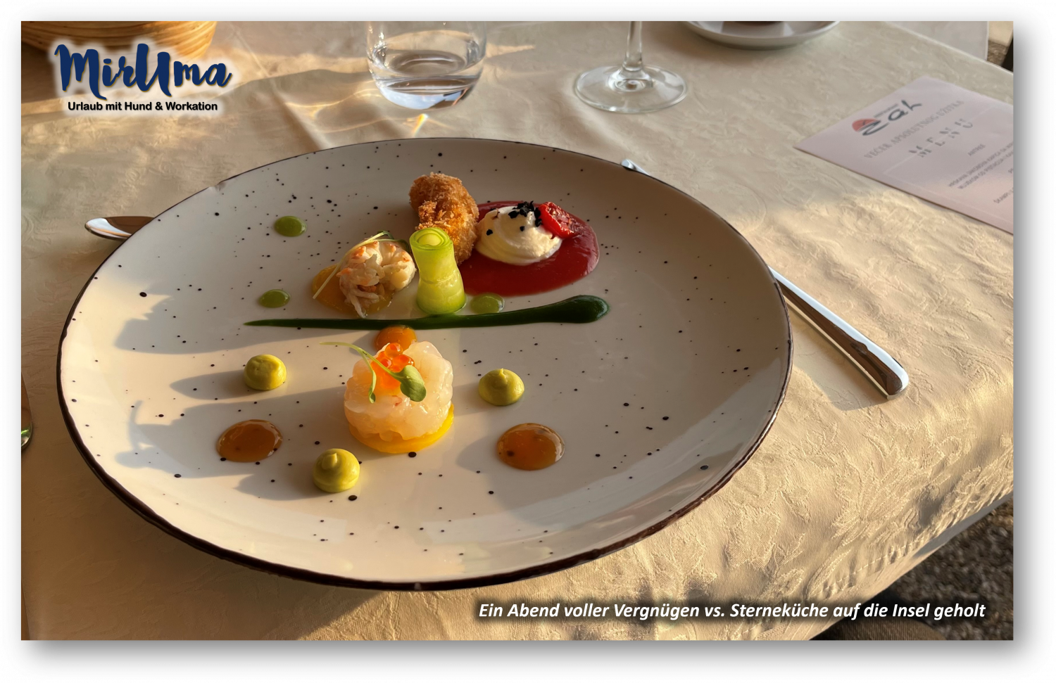 Ein Abend voller Vergnügen vs. Sterneküche auf die Insel geholt – MirUma – Urlaub auf Krk